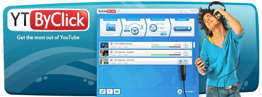 YouTube By Click, scarica video e musica con un clic!