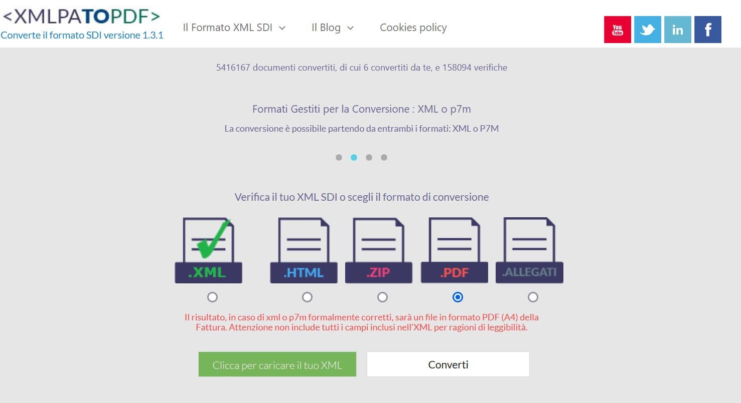 Come convertire fattura e ordine xml in pdf